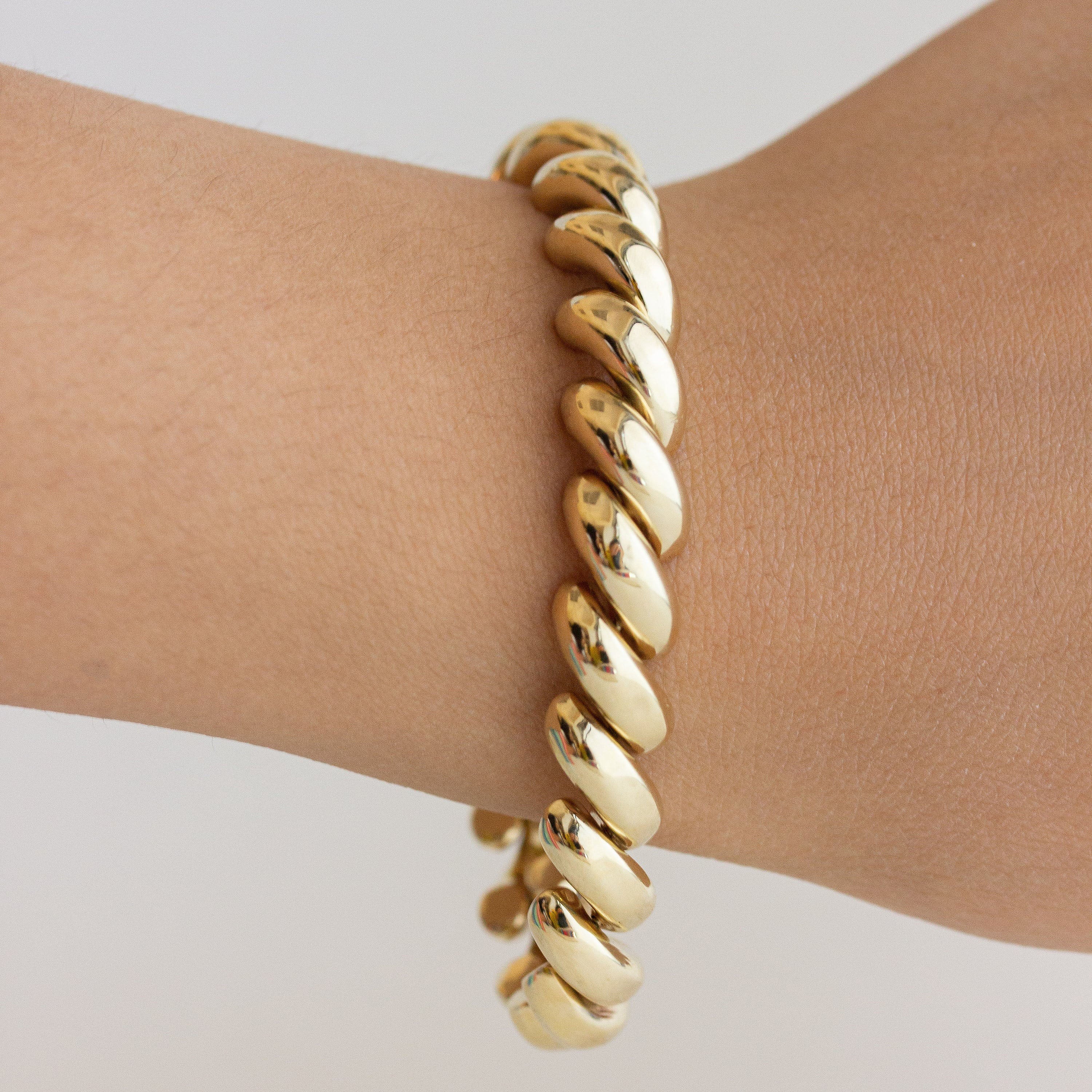Chunky Macaroni Link Bracelet – Nyamahjewelry